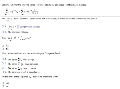 Solved Determine Whether The Following Series Converges