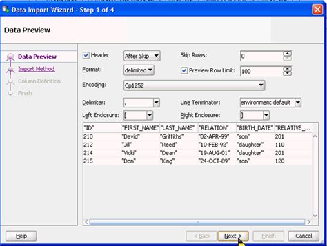 importing and exporting using the oracle sql developer 3 0