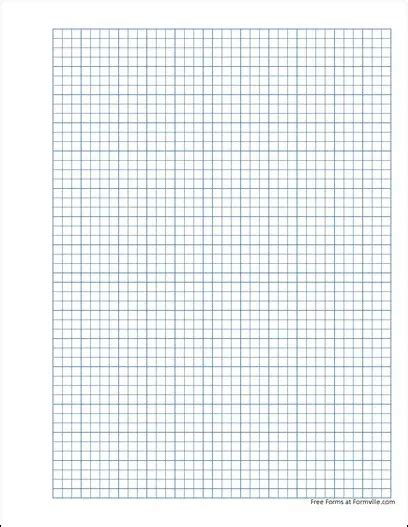 Free Punchable Graph Paper 5 Millimeter Solid Blue From Formville