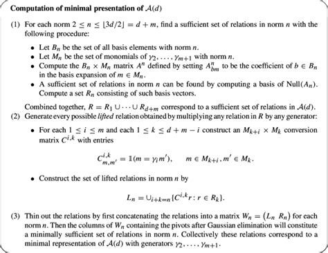 On Generators And Relations Of The Rational Cohomology Of Hilbert