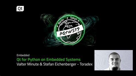 using qt for python for embedded system development youtube