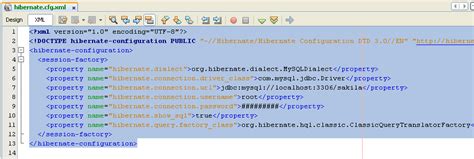 Steps On How To Modify The Hibernate Configuration File And Creating