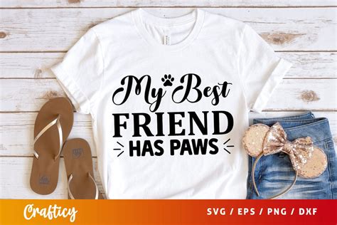 My Best Friend Has Paws Svg Design So Fontsy