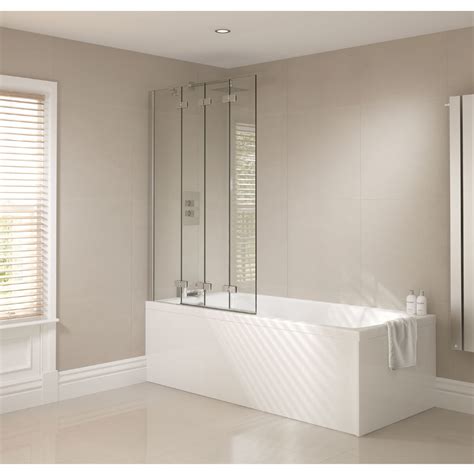 Frameless Folding Bath Screen Victorian Plumbing
