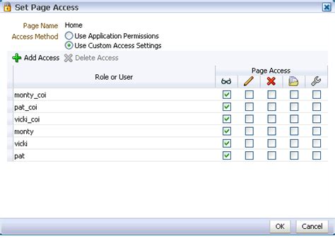 working with the manage pages dialog box