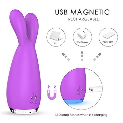 Waterproof Rabbit Vibrator With Dual Motors 9 Powerful Vibrating Modes
