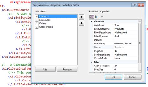 datasource data binding tools for wpf apps componentone