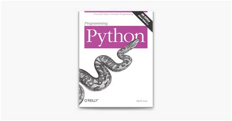 ‎programming Python By Mark Lutz On Apple Books