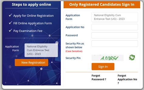Neet Ug 2023 Application Form Out Live Nta Neet Registration Begins