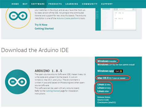 installing the arduino ide including esp8266 support sensorsiot