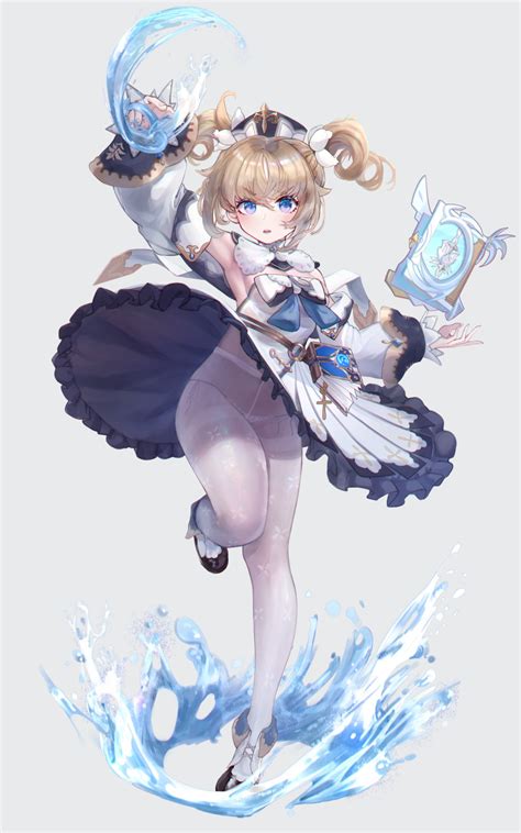 Safebooru 1girl Absurdres Armpits Bangs Barbara Genshin Impact