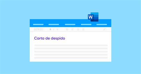 📃 Carta De Despido En Word [gratis] Crehana