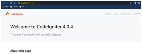 complete guide on how to install codeigniter 4