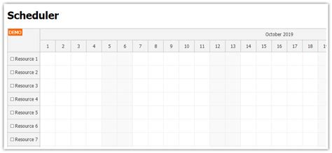 angular 8 scheduler ui with spring boot backend java