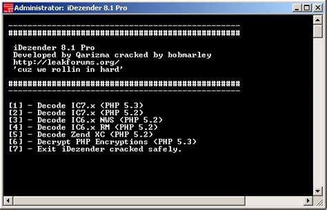 php decrypt ioncube zend phpcipher php lockit idezender pro 8 1