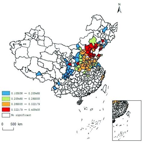 Spatial Distribution Of Regression Coefficients Of Per Capita Water