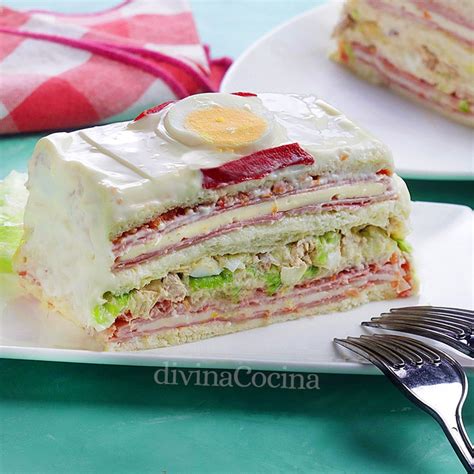 Pastel Vegetal Con Pan De Molde Receta De Divina Cocina
