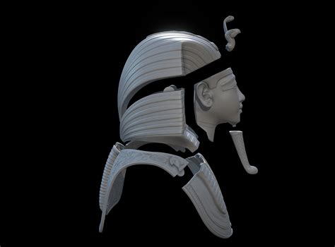 tutankhamun s mask v3 3d printing 3d model 3d printable cgtrader