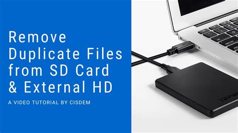 easily find and remove duplicate files on external hard drive and sd card