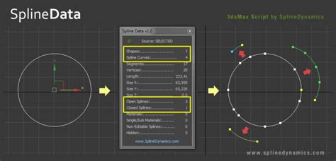 spline data 3dsmax plugin spline dynamics