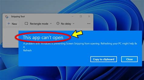 Fix Snipping Tool Not Working Opening In Windows 11 Youtube