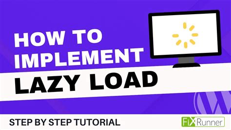 how to implement lazy load on wordpress images and videos youtube