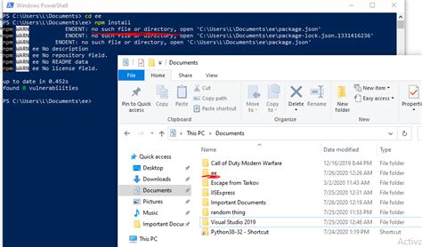 powershell mkdir command doesn t work on documents system file