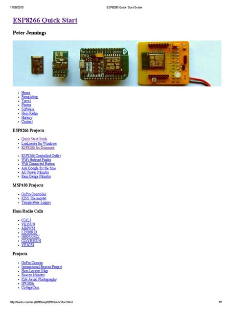esp8266 quick start guide pdf usb web server