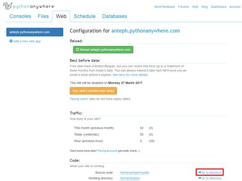 python anywhere deploying a flask server on the cloud techtutorialsx