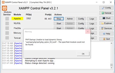php xampp unable load dynamic library php sqlsrv stack overflow