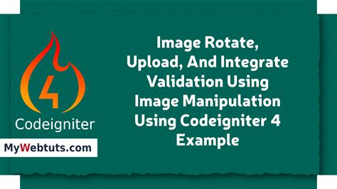 image rotate upload and integrate validation using image manipulation