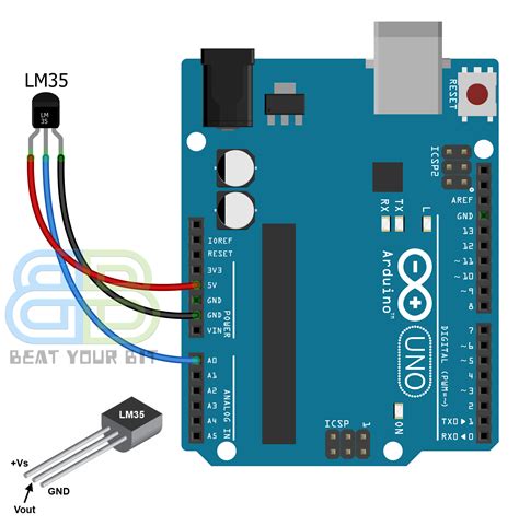 precision temperature sensor lm35 interface with arduino