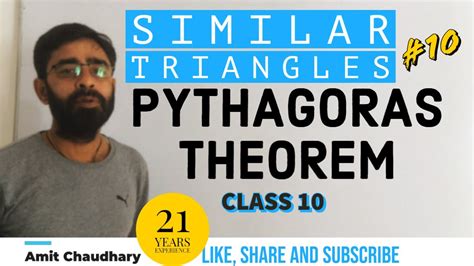 proof of pythagoras theorem theorem 6 7 triangle chapter 6