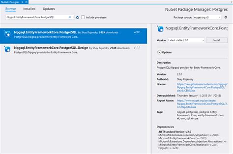 entity framework core with postgres eric l anderson