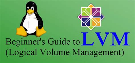 beginner s guide to lvm logical volume management