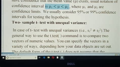 Simple Hypothesis Testing In R Youtube