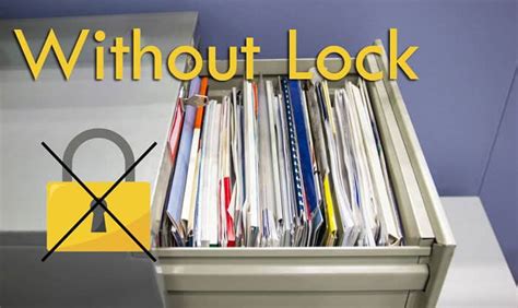 how to lock a file cabinet with no 6 easy methods