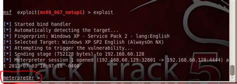 system exploitation with metasploit infosec resources