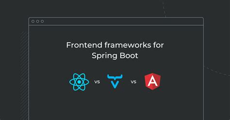 comparing frontend frameworks for spring boot react angular and