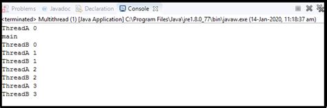 thread scheduler in java