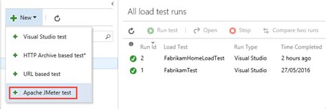 run apache jmeter load tests microsoft learn