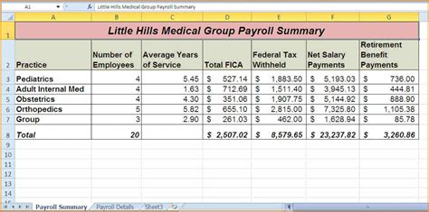 Example Of Payroll System In Excel ~ Excel Templates