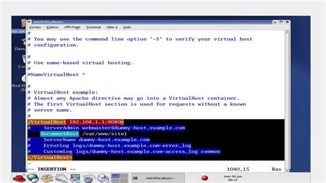 installation et configuration apache sous redhat youtube