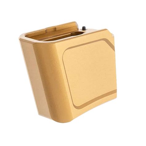 Tyrant Cnc Tdg48magexgold Magazine Extension Fits Glock 43x 48 Gold