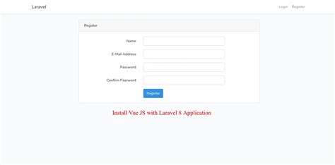 laravel vue js tutorial how to install vue js getting start in hot