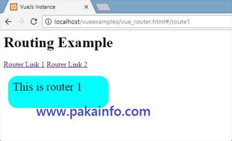 vuejs routing and templating example pakainfo