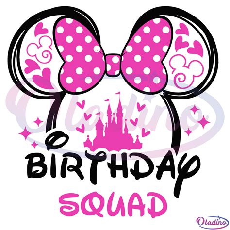 Mickey Birthday Squad Svg Disney Svg Vlr Eng Br