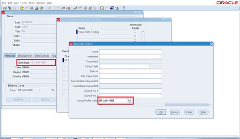 my oracle world using profiles in value sets in oracle