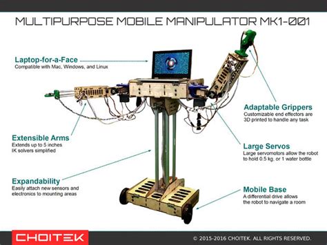 build your own life size multipurpose robot with arduino arduino blog