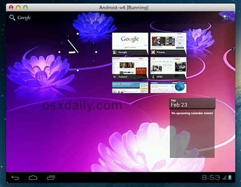 run android 4 ics ice cream sandwich on a mac or pc with virtualbox